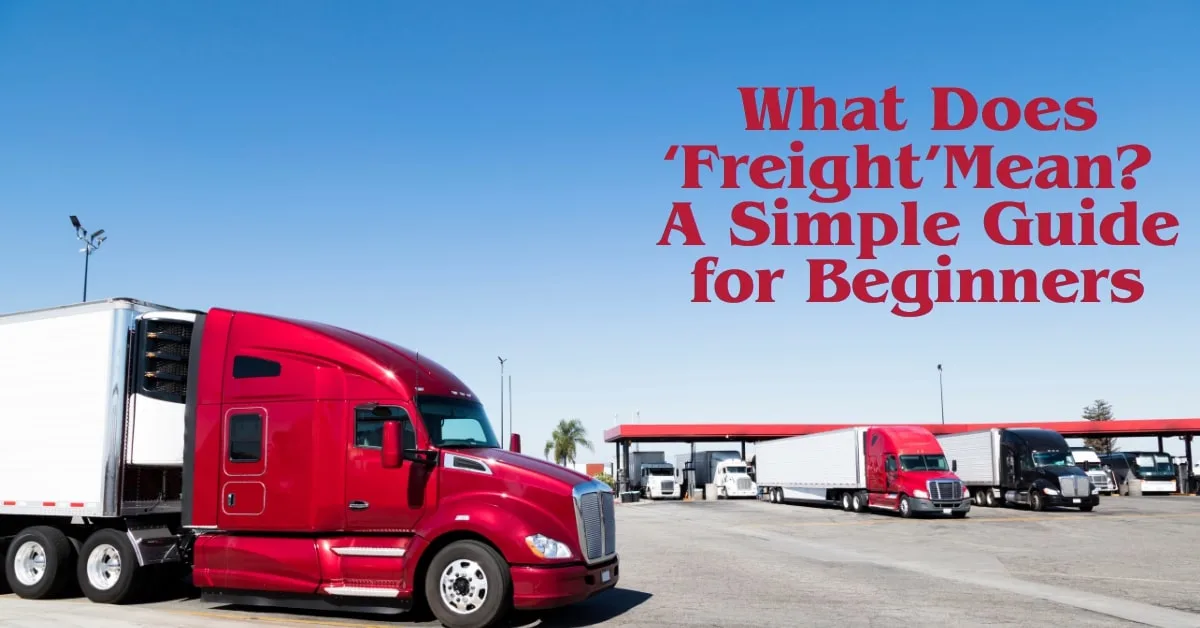 What 'Freight' Means in Shipping – A Beginner’s Guide | Sunview Logistics